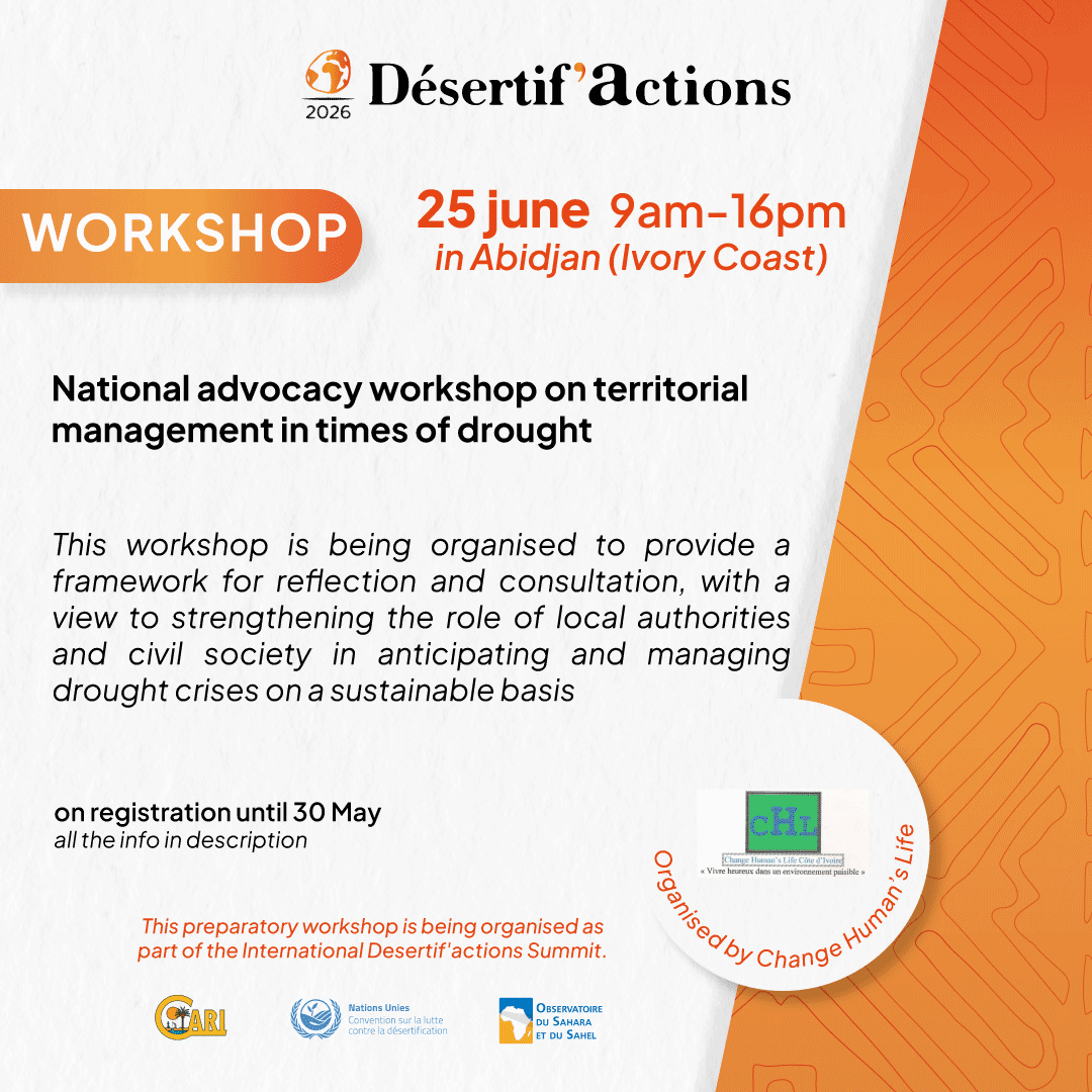 Desertif'actions : Workshop on drought in Côte d'Ivoire!