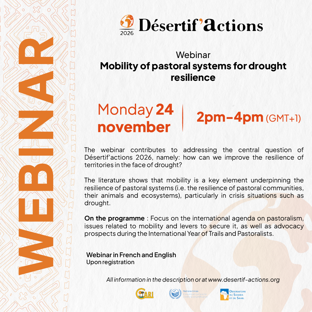 Webinar : Mobility of pastoral systems for drought resilience
